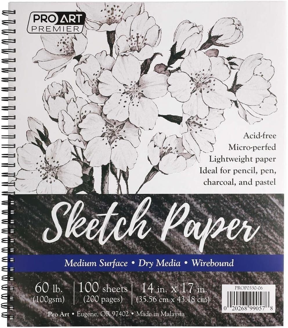 Pro Art Sketchbook (drop down menu for size) | Art Paint Draw Shop